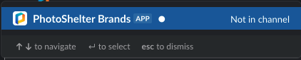 PhotoShelter Integration for Slack – PhotoShelter for Brands Support Center
